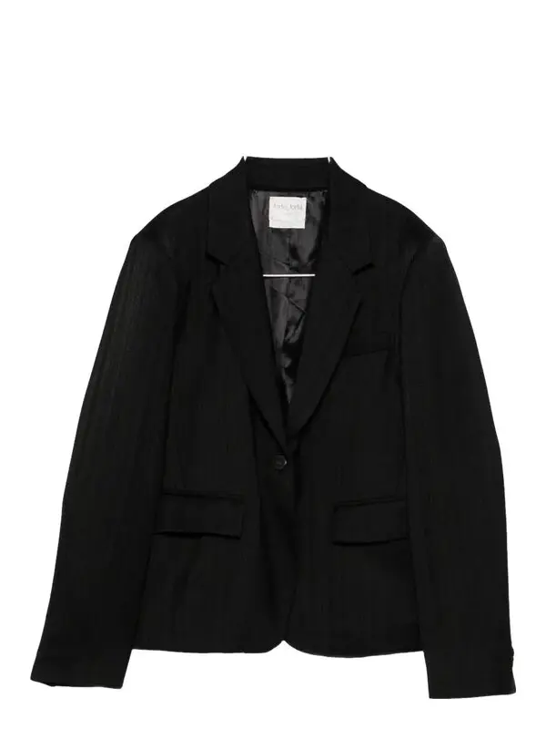 FORTE_FORTE Boxy Fiammato Jacket - Black
