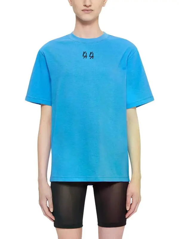 44 LABEL GROUP Cotton T-shirt - Blue