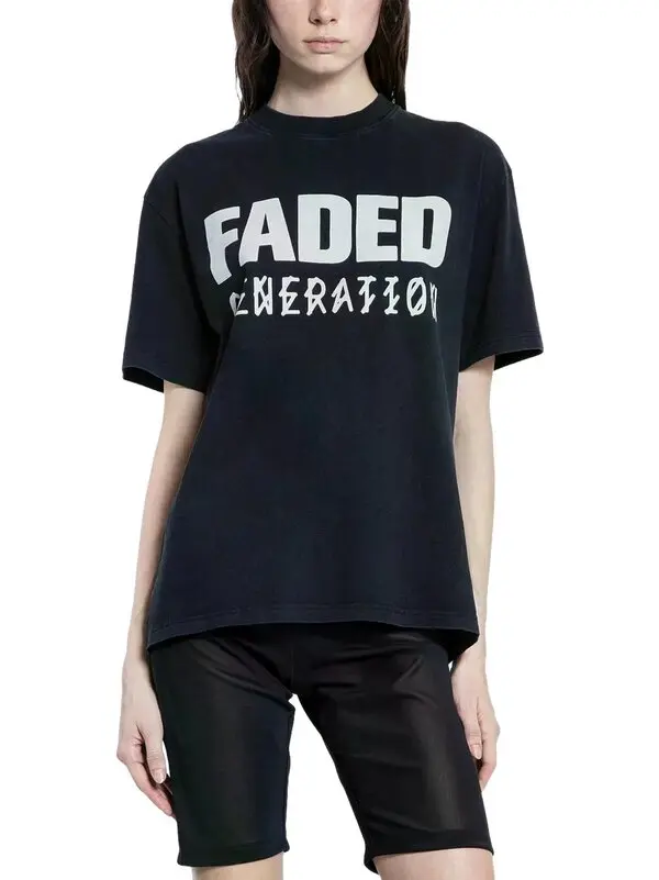 44 LABEL GROUP Faded Generation T-shirt - Black