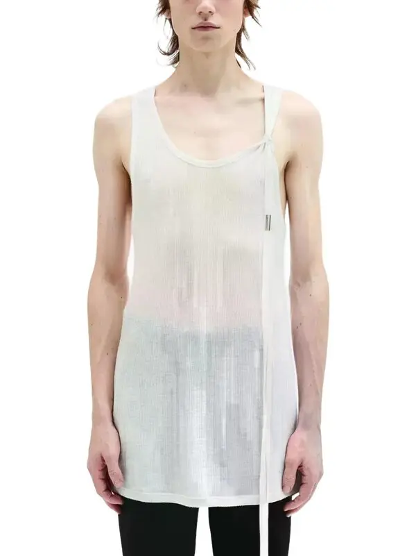 ANN DEMEULEMEESTER Seva Tank Top - White