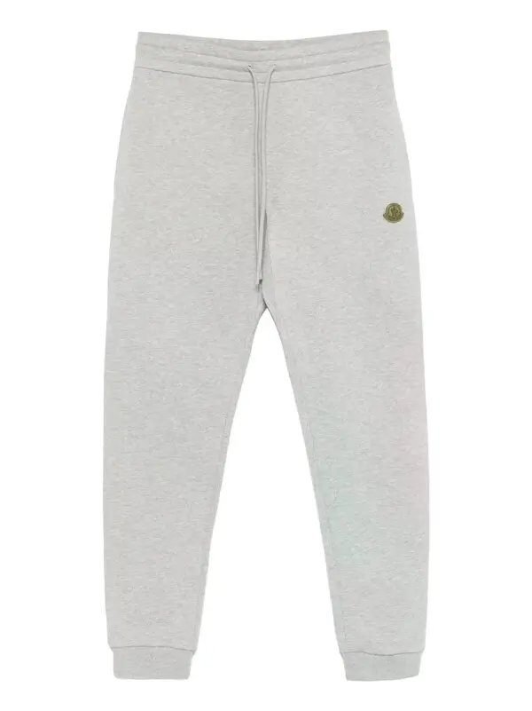 Moncler Cotton Track Pants - Grey