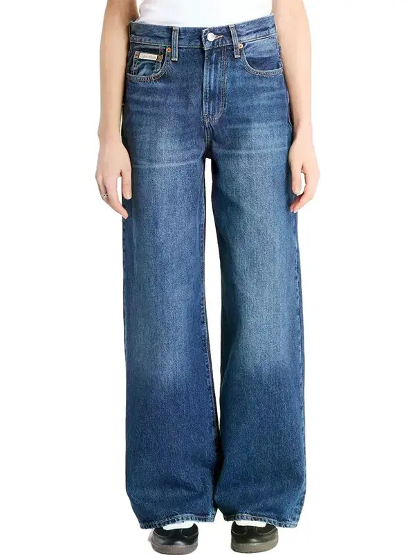 Calvin Klein Wide Leg Tinted Jeans - Blue