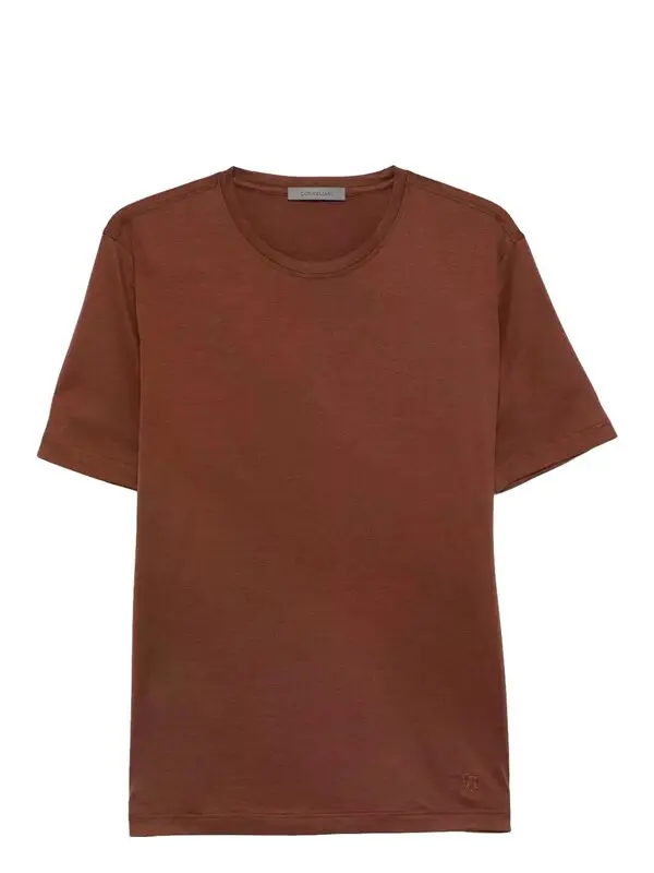 Corneliani Cotton T-shirt - Brown