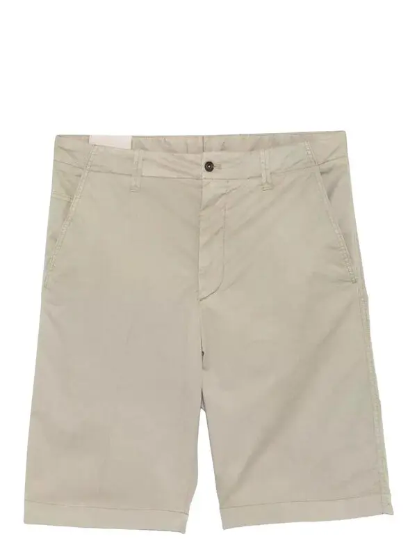 Corneliani Cotton-blend Shorts - Green