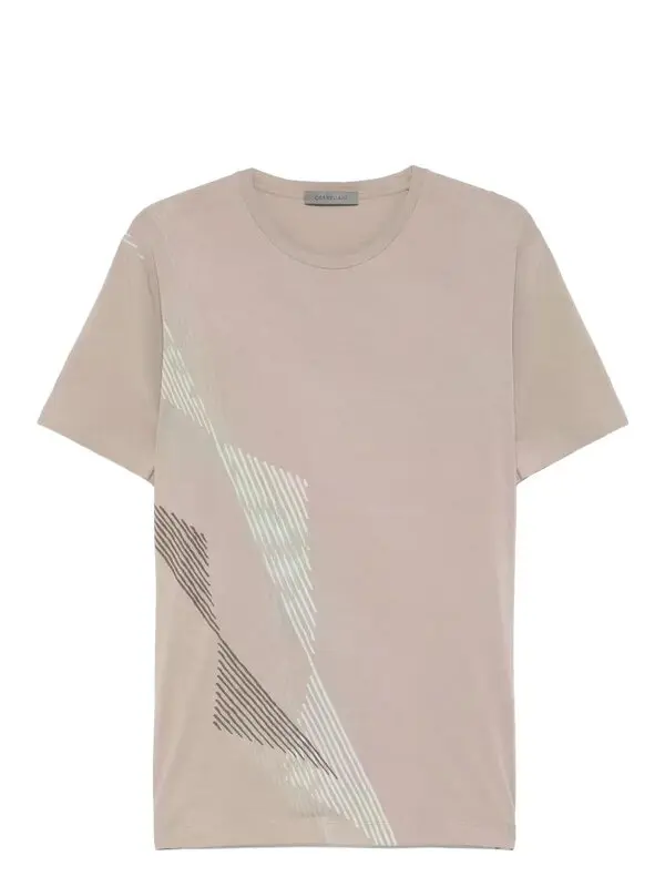 Corneliani Printed T-shirt - Neutrals