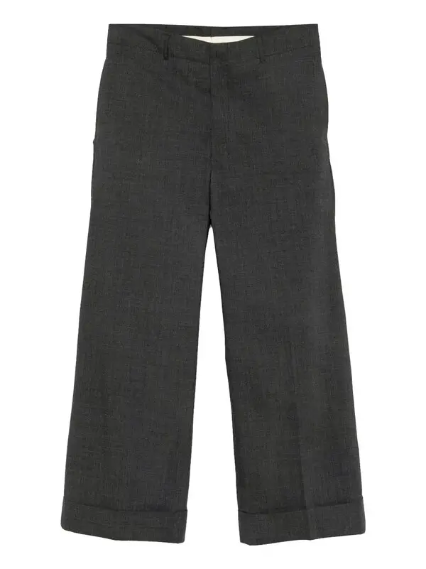 Random Identities Wool-blend Trousers - Grey