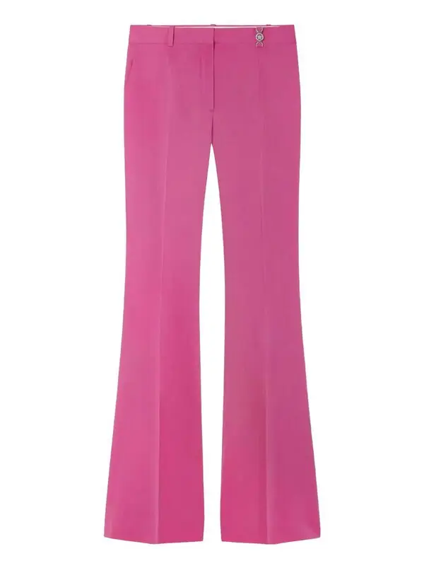 Versace Flared Tailored Trousers - Pink