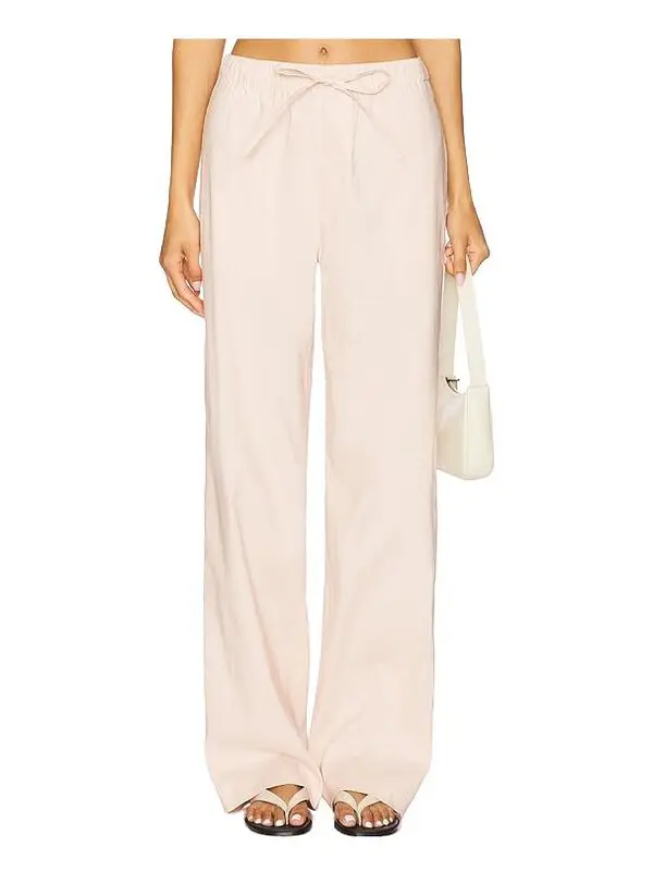 Rag & Bone Logan Linen Beach Pant - Blush