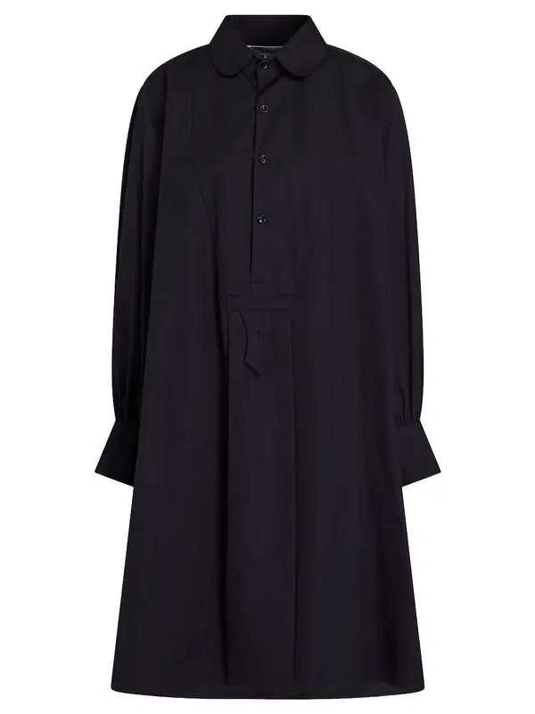 MAISON MARGIELA Cotton-poplin Shirt Dress - Midnight Blue