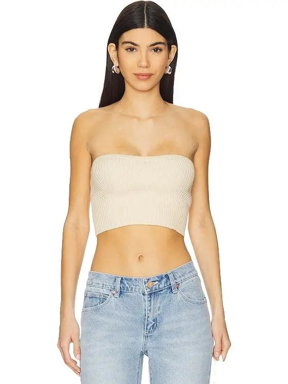 Abrand Denim Nicky Bustier - Bone
