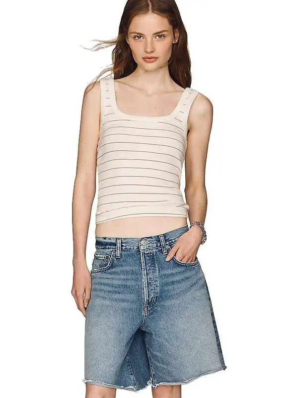 AGOLDE Indra Denim Bermuda Shorts - Journal