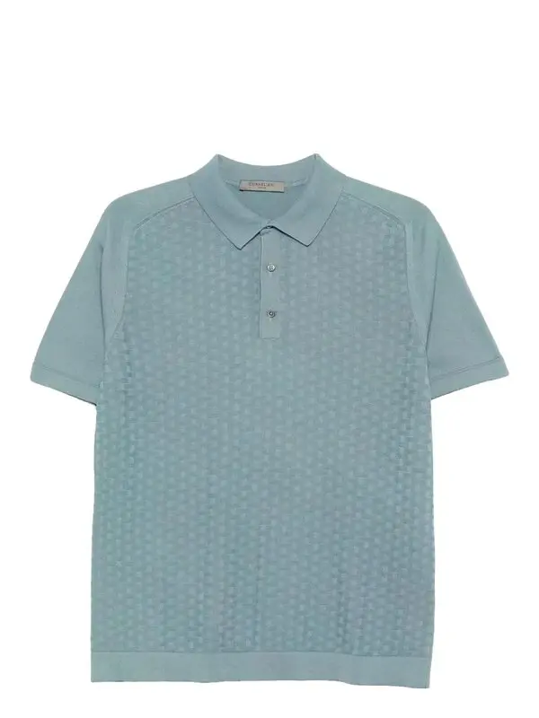 Corneliani Knit Polo Shirt - Blue