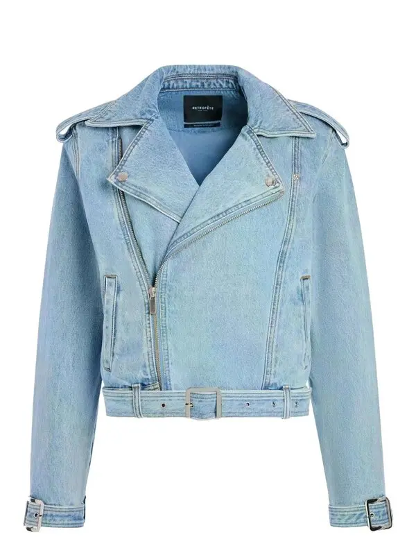 Retrofete Cotton Denim Jacket - Blue