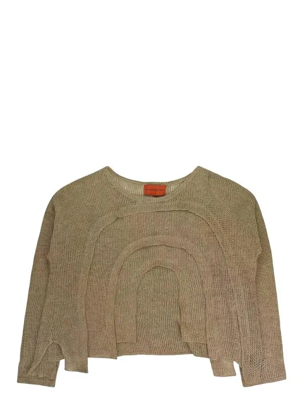 WHO DECIDES WAR BY EV BRAVADO L'arc Sweater - Neutrals