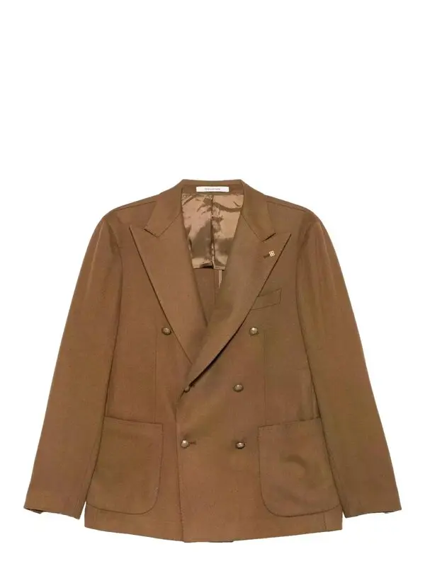 Tagliatore Double-breasted Blazer - Brown