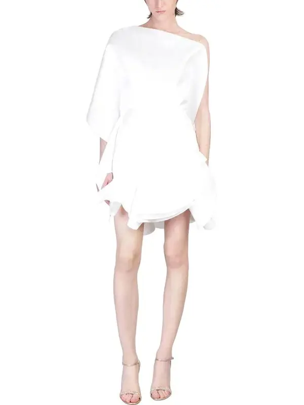 DEL CORE One-shoulder Dress - White