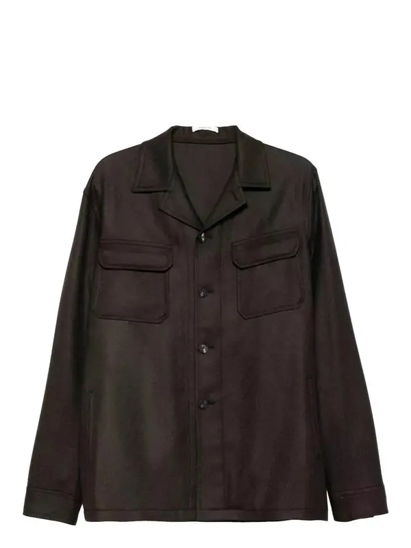 Tagliatore Wool Jacket - Brown