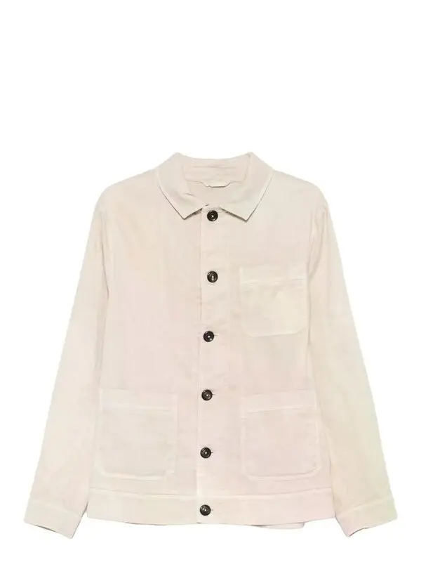 CIRCOLO 1901 Linen-blend Shirt Jacket - Neutrals