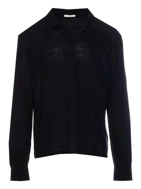 THE ROW Silk Sweater - Black