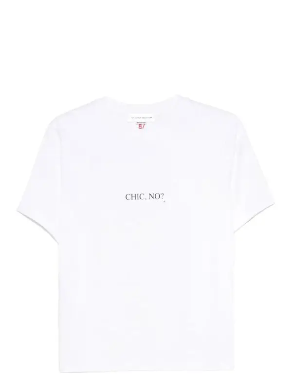 Victoria Beckham Organic Cotton T-shirt - White