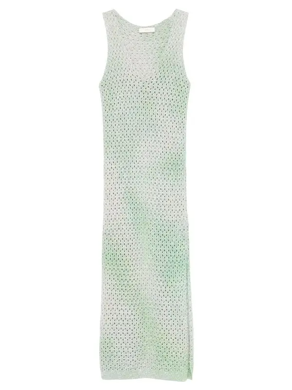 AKEP Crochet-knit Dress - Green
