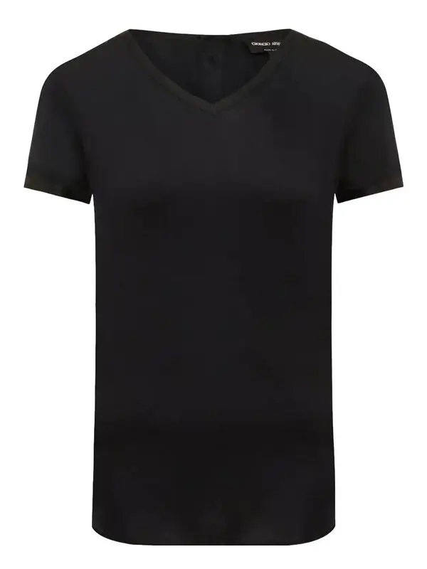 Giorgio Armani Cotton T-shirt - Black
