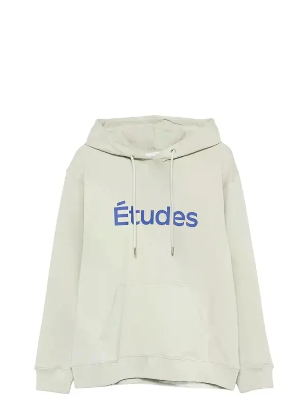 ÉTUDES STUDIO Logo-print Hoodie - Green