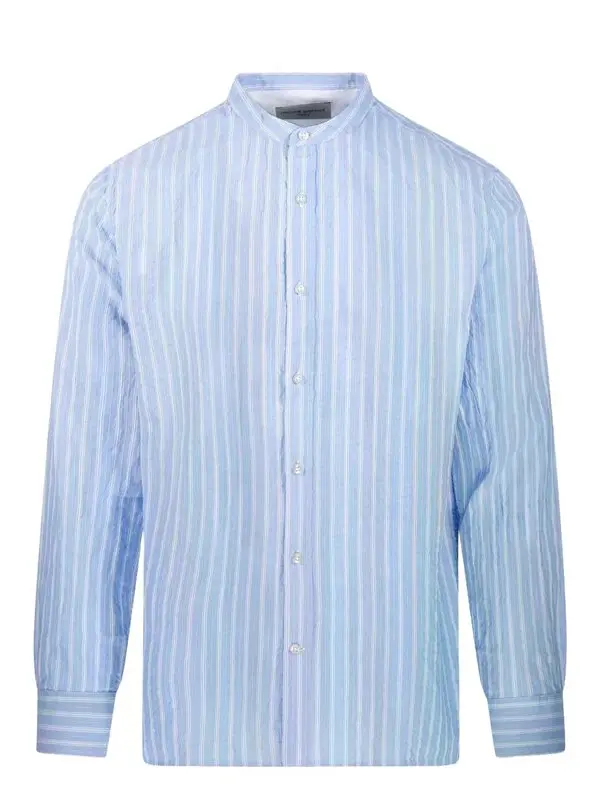 Officine Générale Striped Shirt - Blue