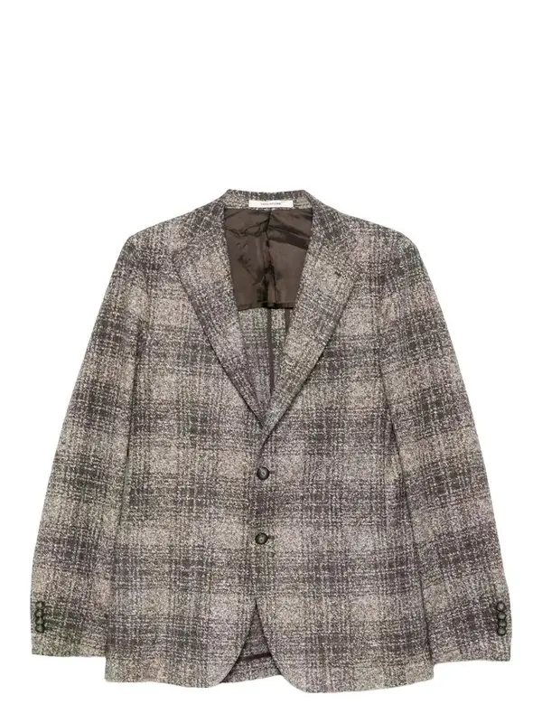 Tagliatore Single-breasted Blazer - Brown