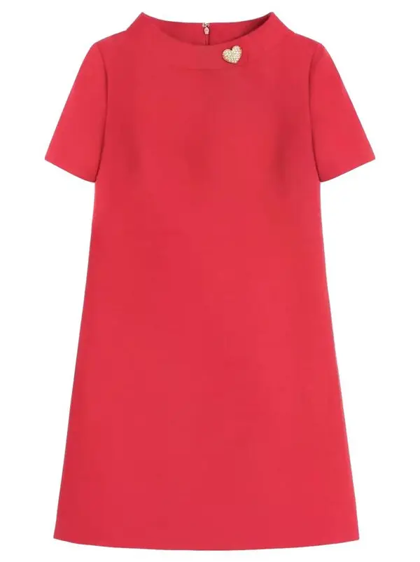 Valentino Garavani Crepe Mini Dress - Red