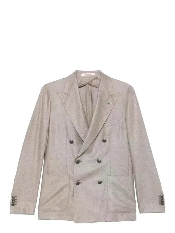Tagliatore Silk Blazer - Neutrals
