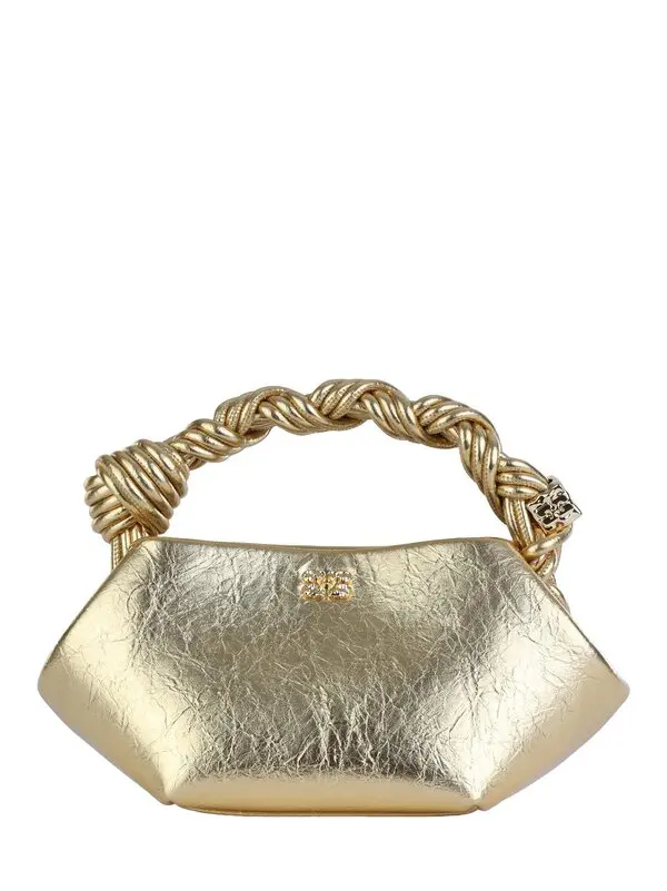 GANNI Handheld Bag - Gold