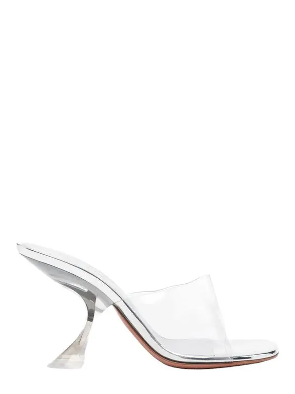 Amina Muaddi Heel - White