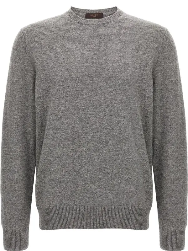 ZANONE Crewneck Virgin Wool Sweater - Grey