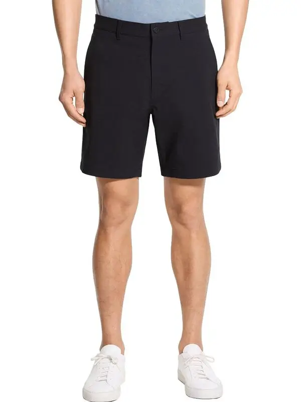 Theory Standard Flat Front Shorts - Black