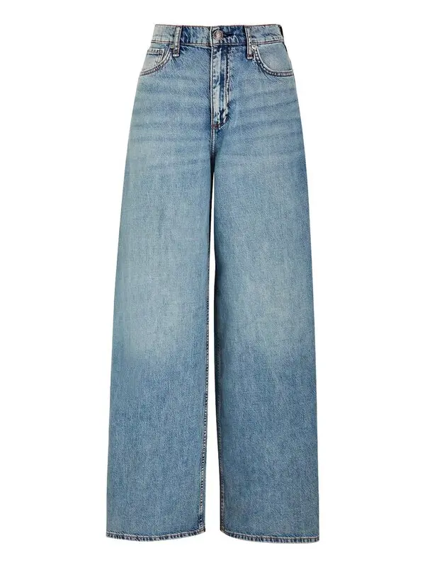 Rag & Bone Featherweight Sofie Wide-leg Jeans - Blue