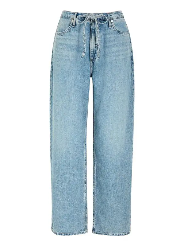 Rag & Bone Ultra Featherweight Phoebe Straight-leg Jeans - Blue