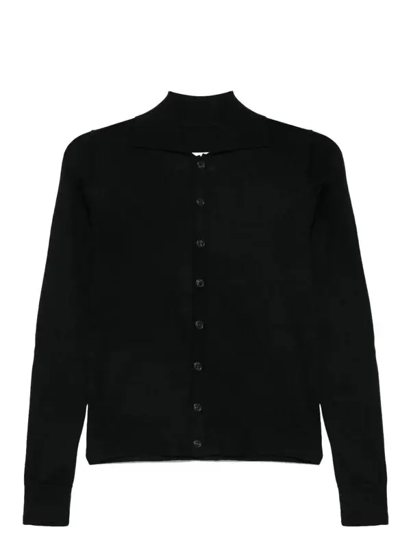 MAISON MARGIELA Knitted Cardigan - Black