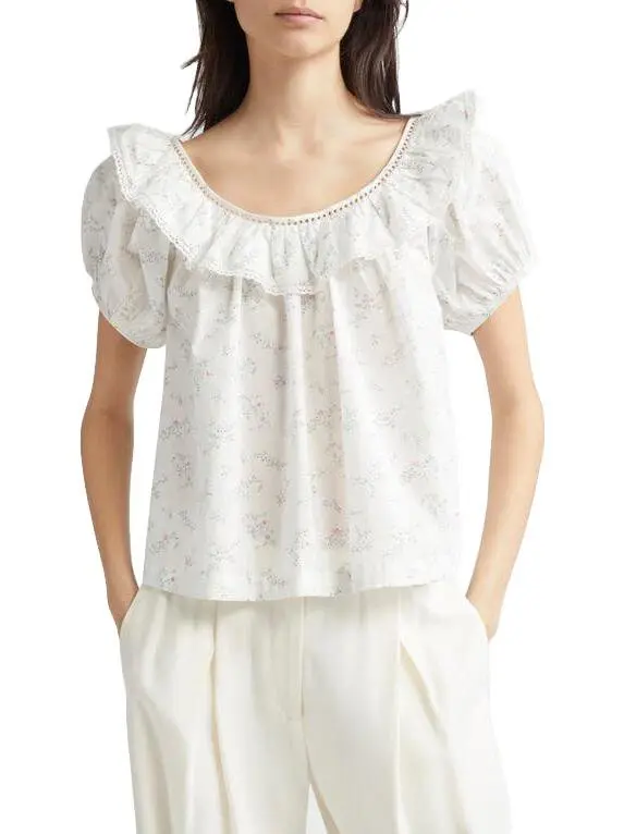 DÔEN Silvie Floral Organic Cotton Top - Cottage Grove