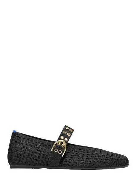 Rothy's The Max Buckle Mary Jane - Black Mesh