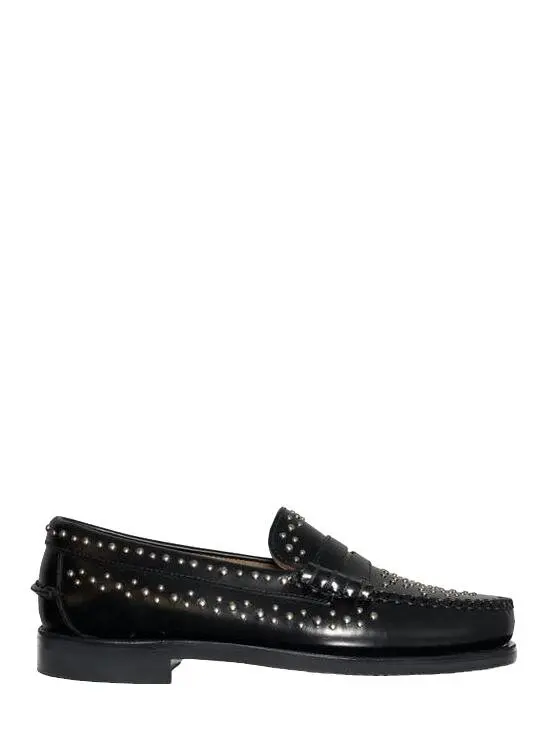 SEBAGO Dan Studded Penny Loafer - Black