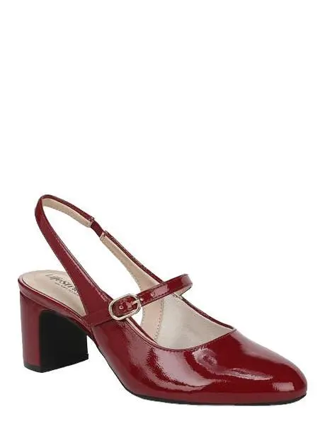 LIFESTRIDE Trust Slingback Pump - Dark Cherry