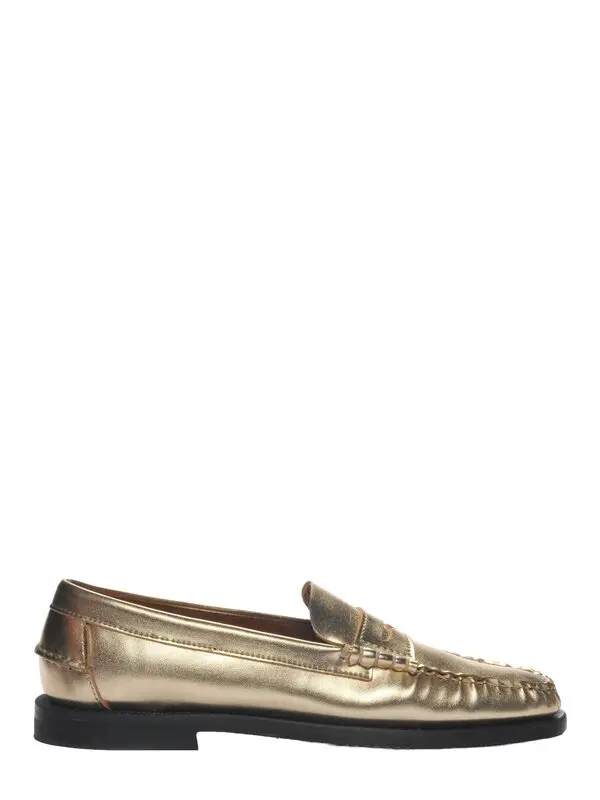 SEBAGO Dan Metallic Penny Loafer - Gold
