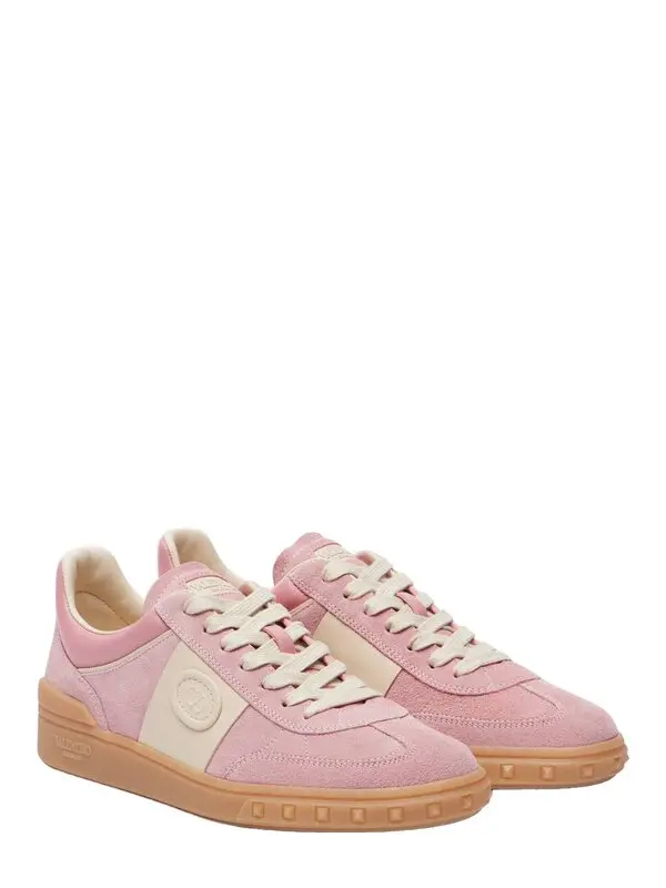 Valentino Garavani Upvillage Suede Sneakers - Pink