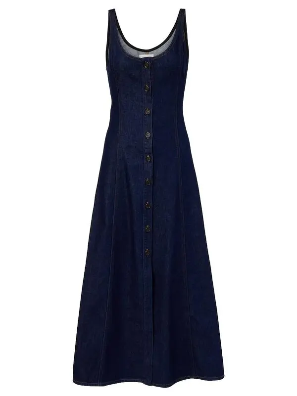Citizens Of Humanity X Argent Farrow Denim Midi Dress - Blue