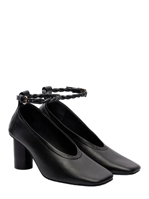 A.emery Amos 70 Leather Pumps - Black