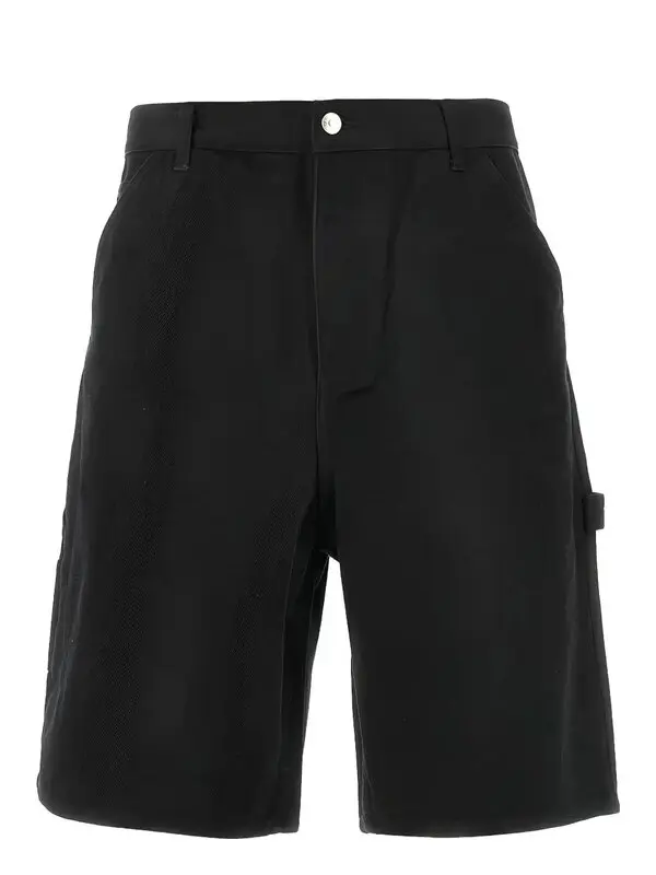 AWAKE NY Cotton Bermuda Shorts - Black