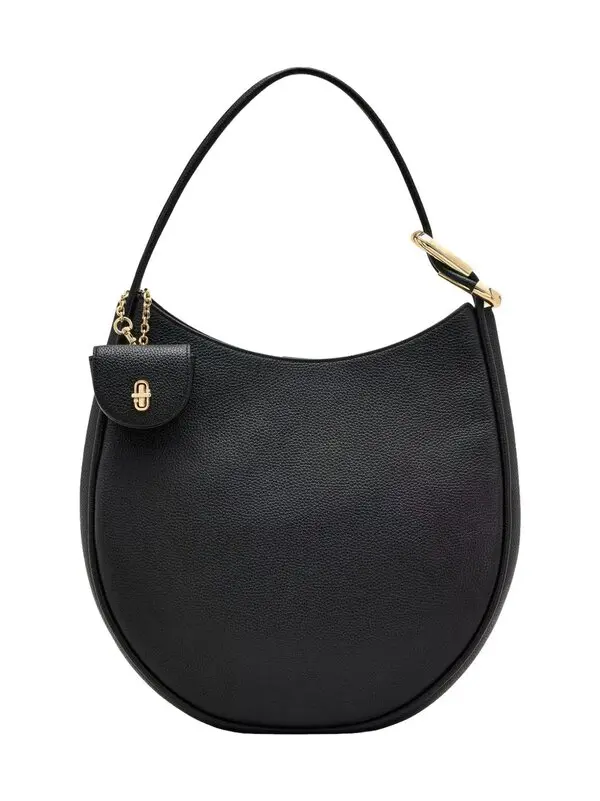Marc Jacobs The Leather Crescent Dual Shoulder Bag - Black