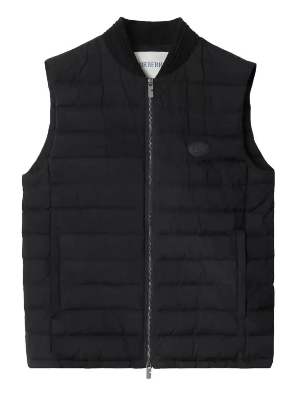 Burberry Quilted Puffer Gilet - Black