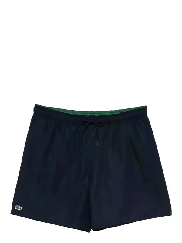 Lacoste Monochrome Swim Shorts - Blue